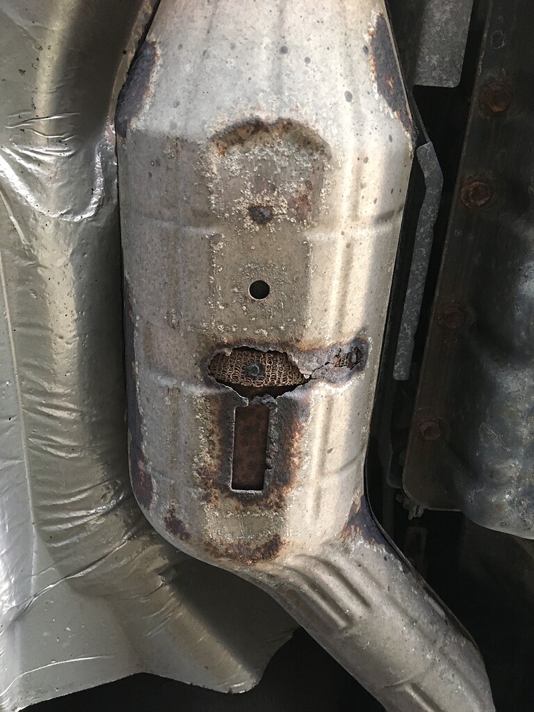 Catalytic Converter casing rusted through - Engine, Transmission ...