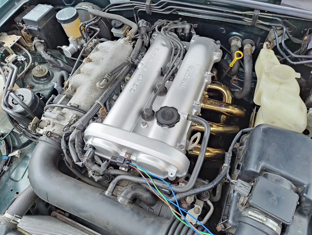 Mx5 NB new stainless manifold - Heatshield? - Engine, Transmission ...