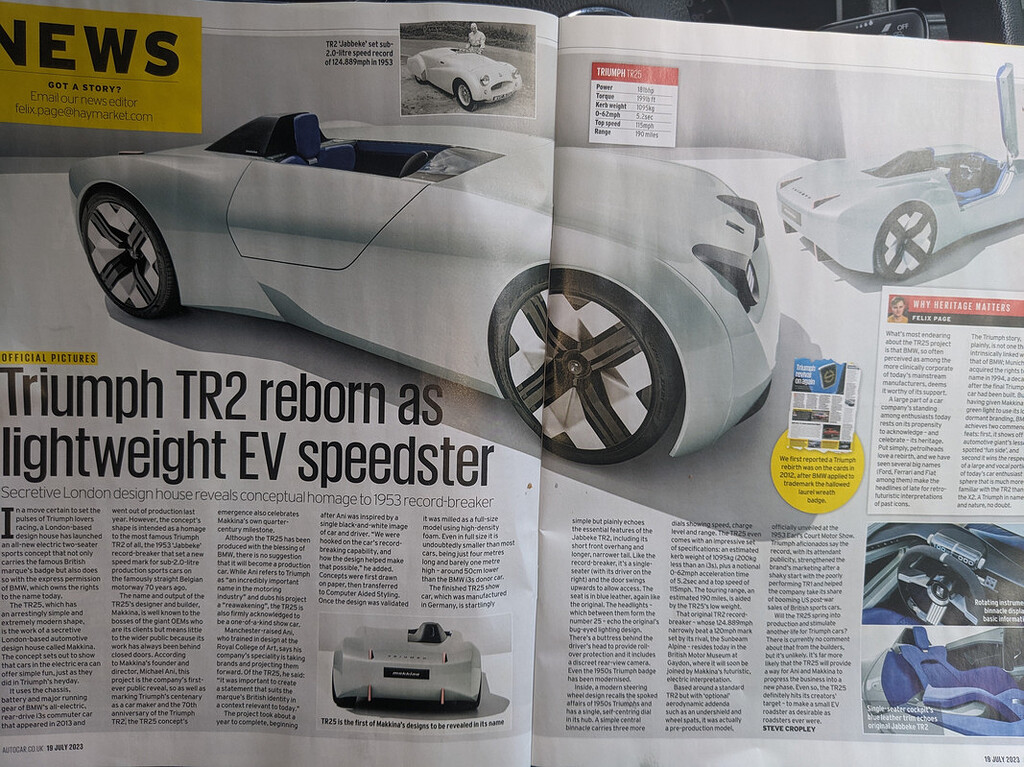 Triumph TR25 is this the electric future MX5 owners are waiting for ...