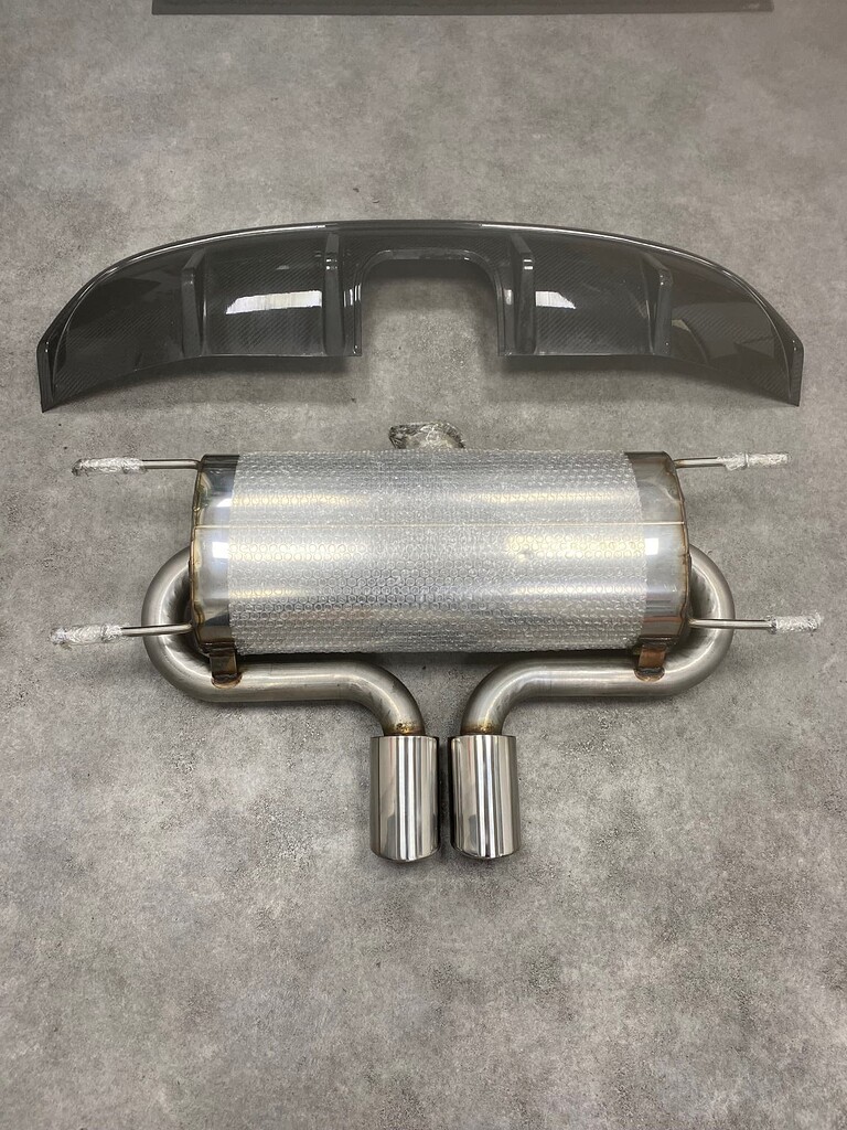 Jota centre exit back box and carbon diffuser NC - MX-5 & Roadster ...