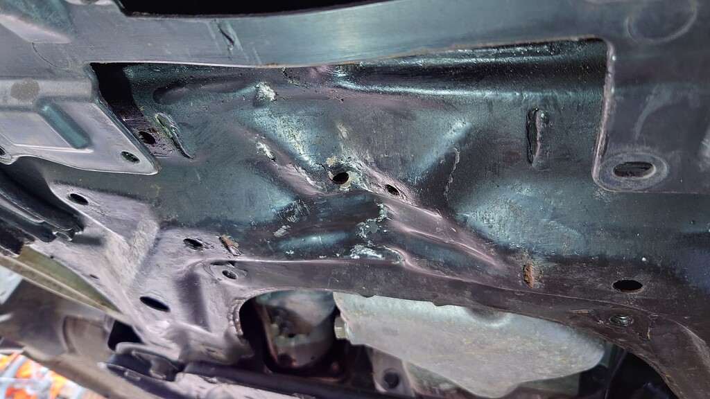 Damaged front subframe on my NC - is it terminal? - Steering ...