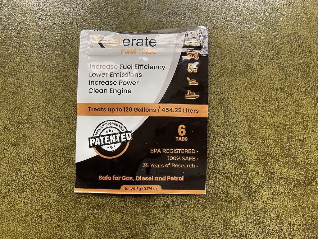 XCELERATE Fuel Tablets - Off Topic Sales - MX-5 Owners Club Forum