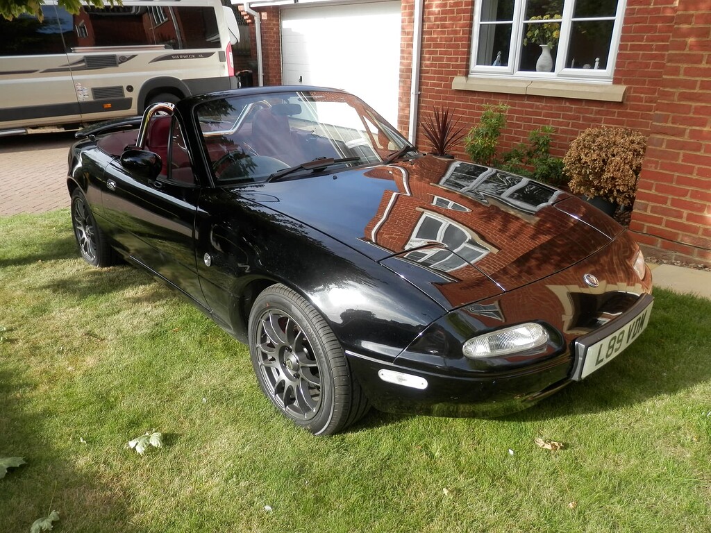 NA S Limited Black with Red leather interior. Built 92 First Sold 93 ...