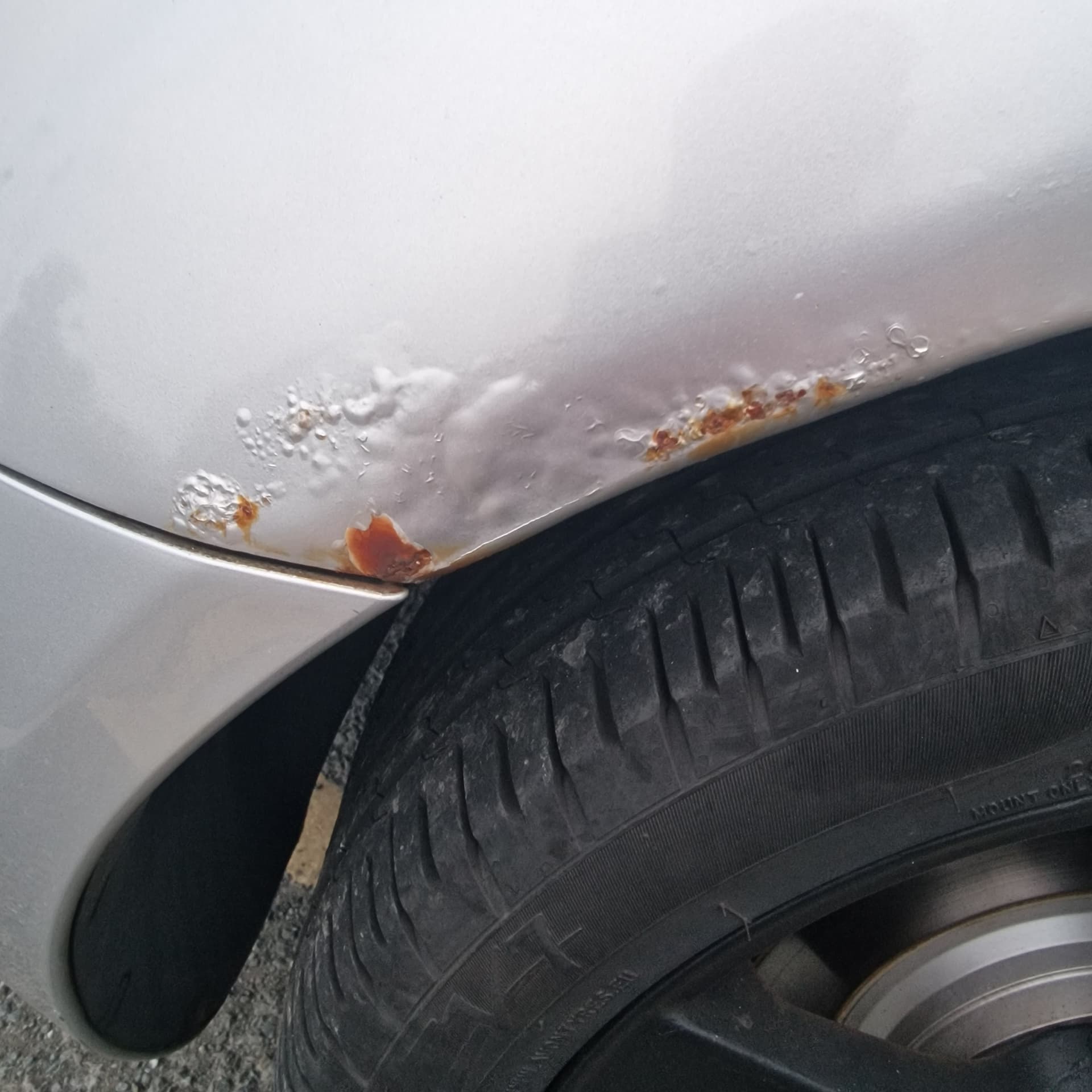 Rust and rust bubbles around wheel arch - Body, Interior & Styling - MX ...